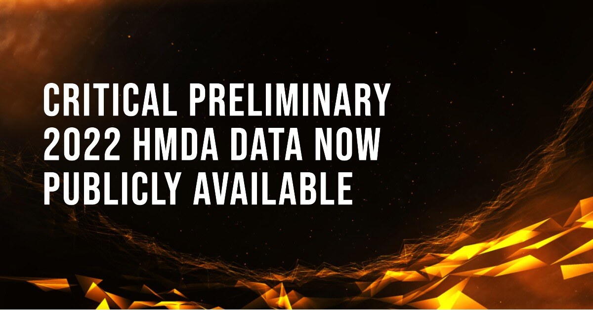 Critical Preliminary 2022 HMDA Data Now Publicly Available - Premier ...